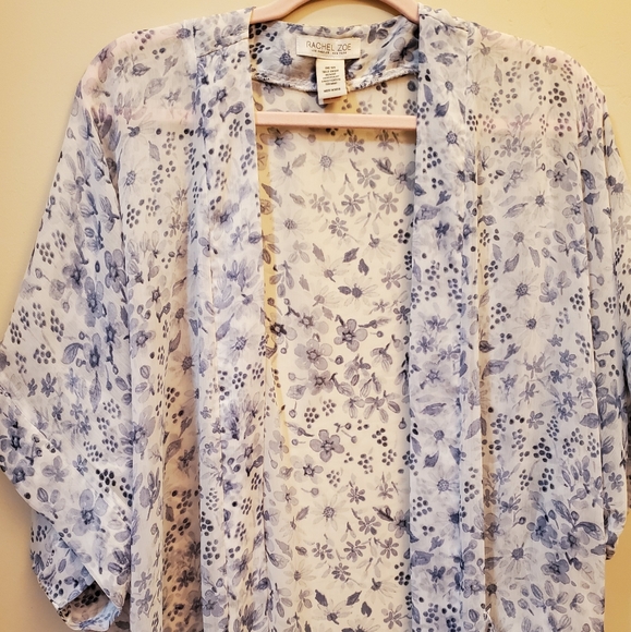 Rachel Zoe | Swim | Rachel Zoe Swim Cover Up In Light Blue White | Poshmark